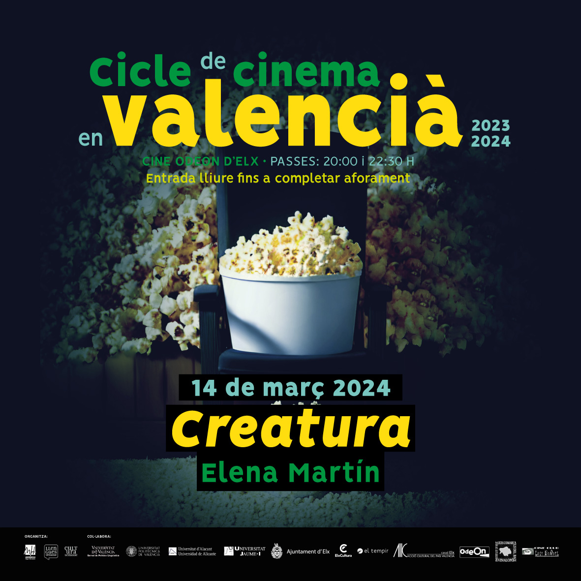 Cultura umh » Película «Creatura» del Cicle de cinema en valencià